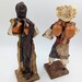Pair of Mexican Folk Art Paper Mache Figures With Pottery - Etsy
