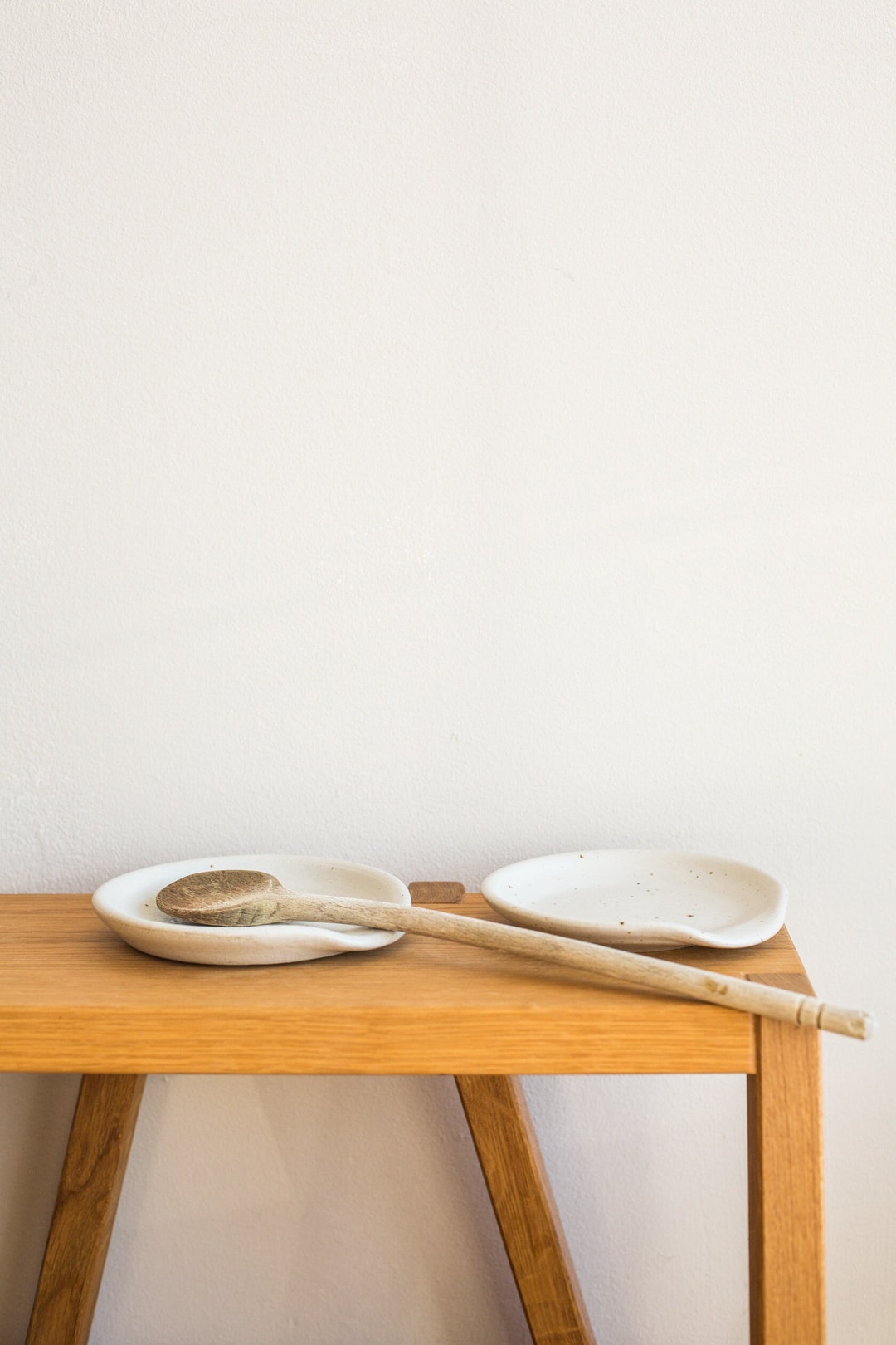 Wooden Spoon Rest / Spoon Rest / Stoneware / Kitchen Helper - Etsy