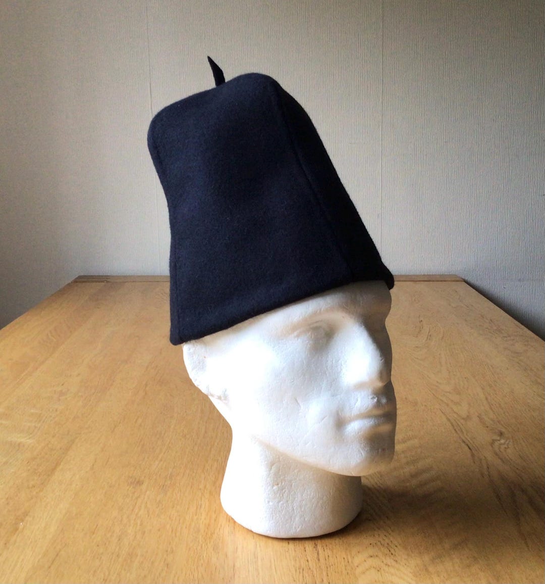 Sugarloaf Hat, Medieval Acorn Hat, Men's Reenactment Hat, Medieval ...
