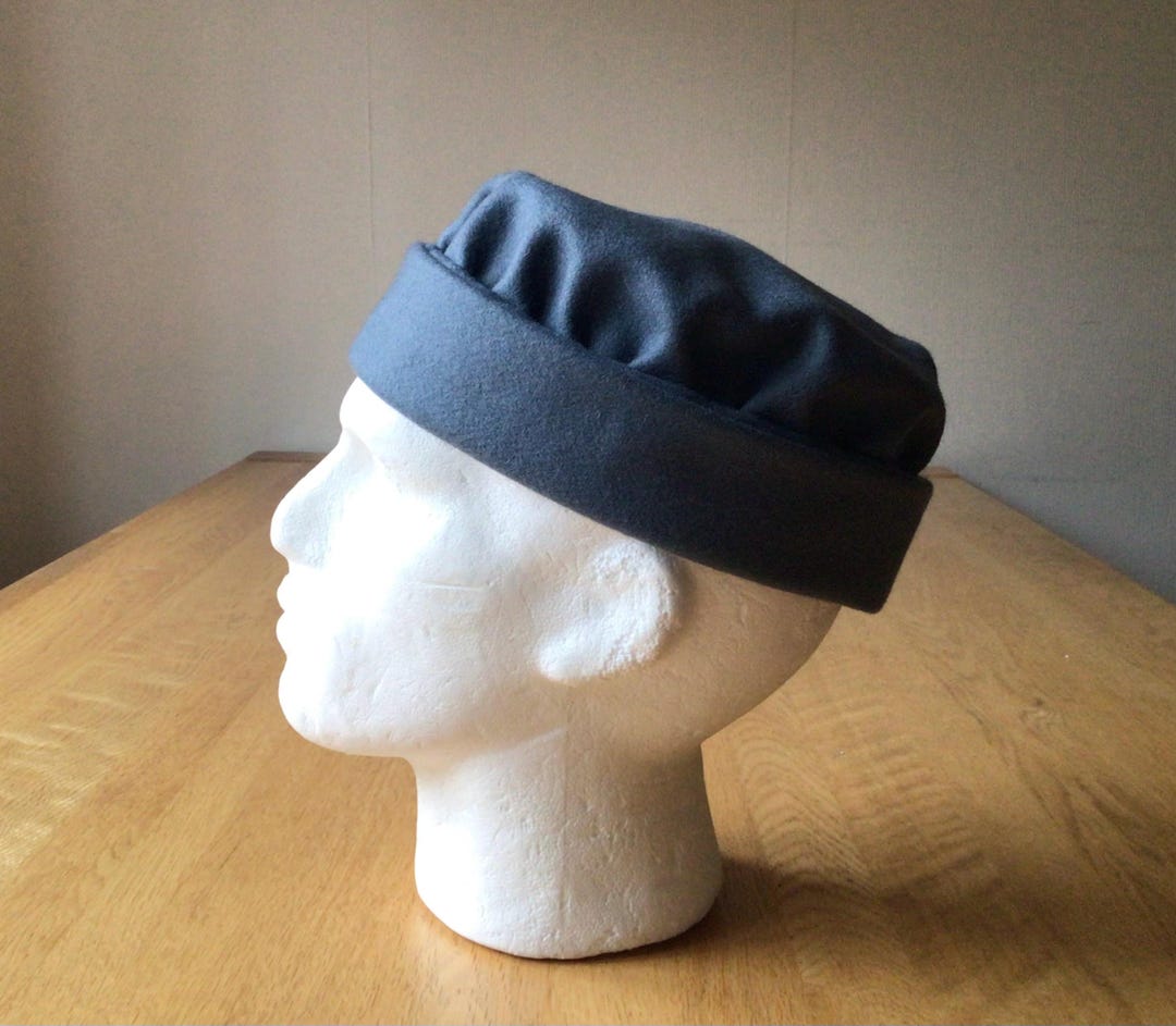 Medieval Hat, Italian Renaissance Hat, Wool Cap in Blue, 15th Century ...