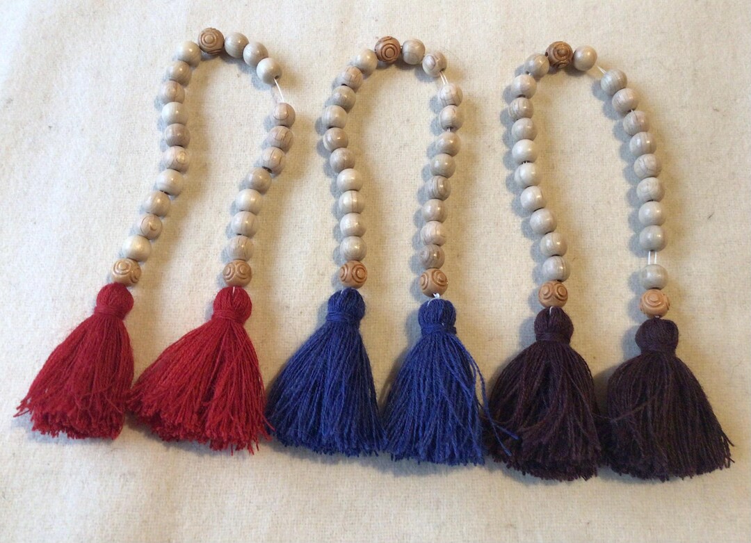 Wooden Rosary, Paternoster, Prayer Beads, Medieval Reenactment, Wooden ...