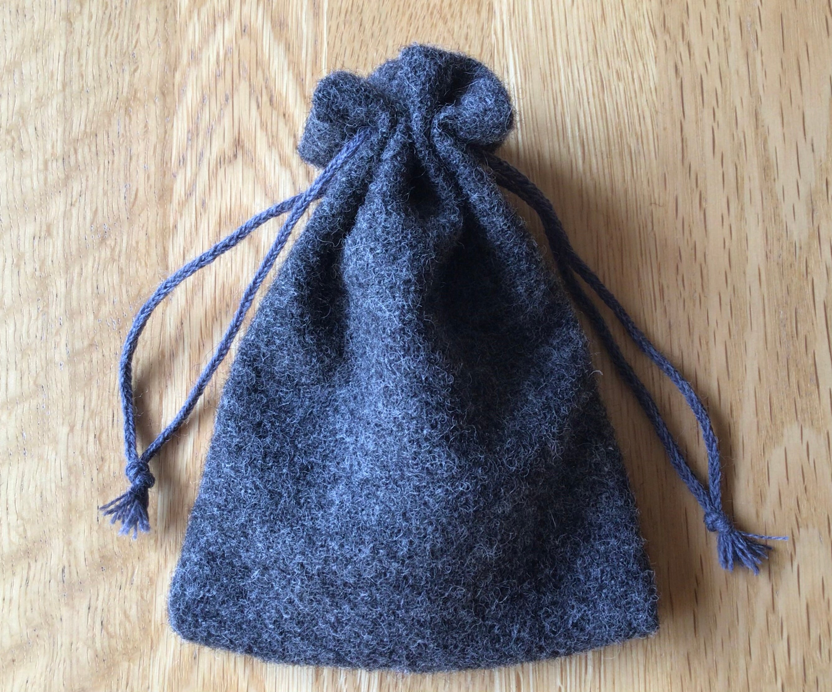 Medieval Purse Wool Pouch Medieval Reenactment Wool Purse | Etsy