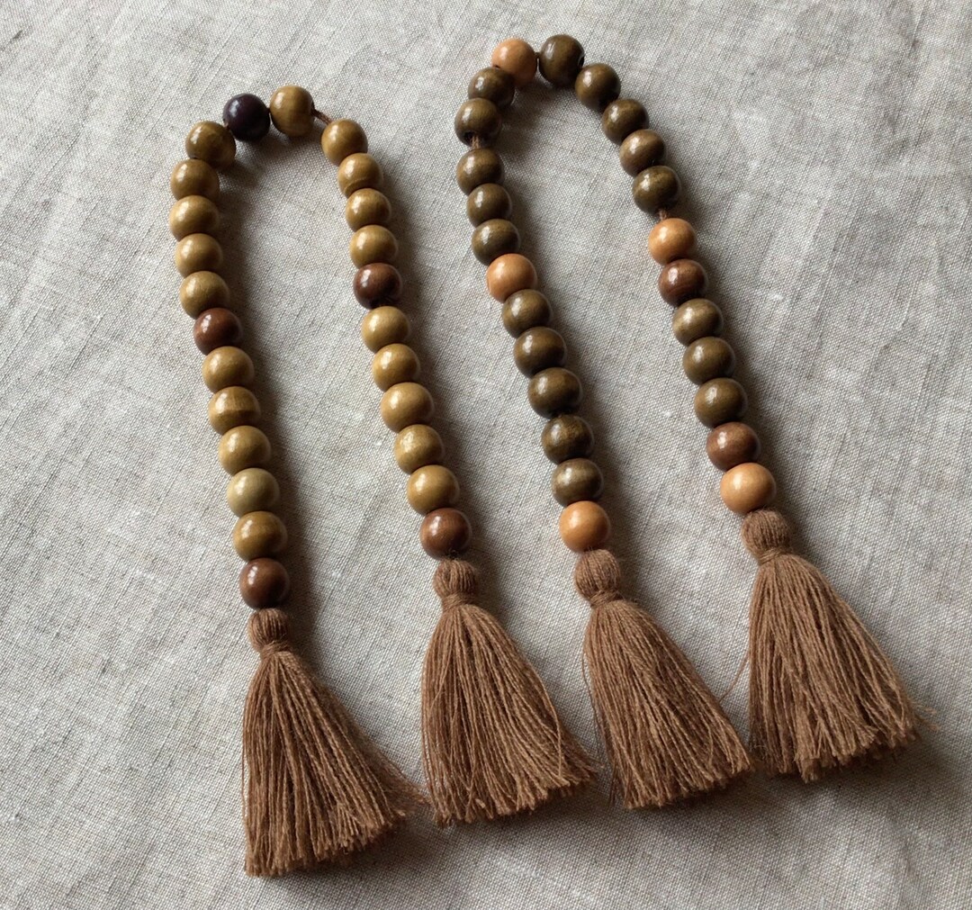 Wooden Rosary, Paternoster, Prayer Beads, Medieval Reenactment, Wooden ...
