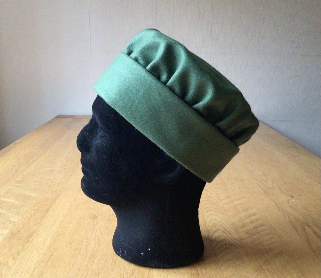 Medieval Hat, Italian Renaissance Hat, Wool Cap in Green Wool, 15th ...