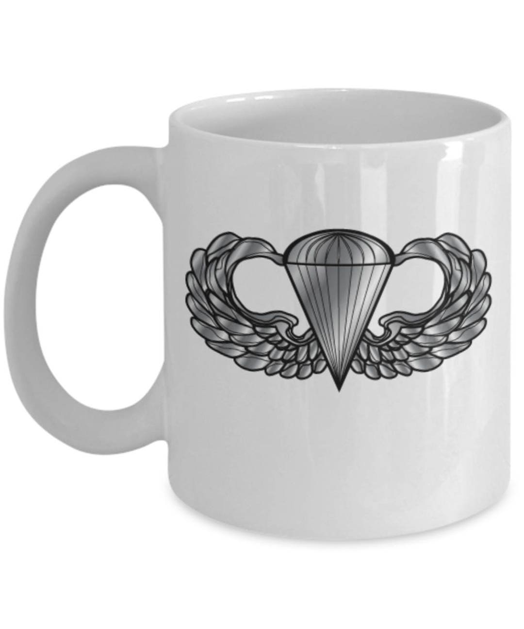Airborne Coffee Mug Army Coffee Mug Parachutist Badge - Etsy