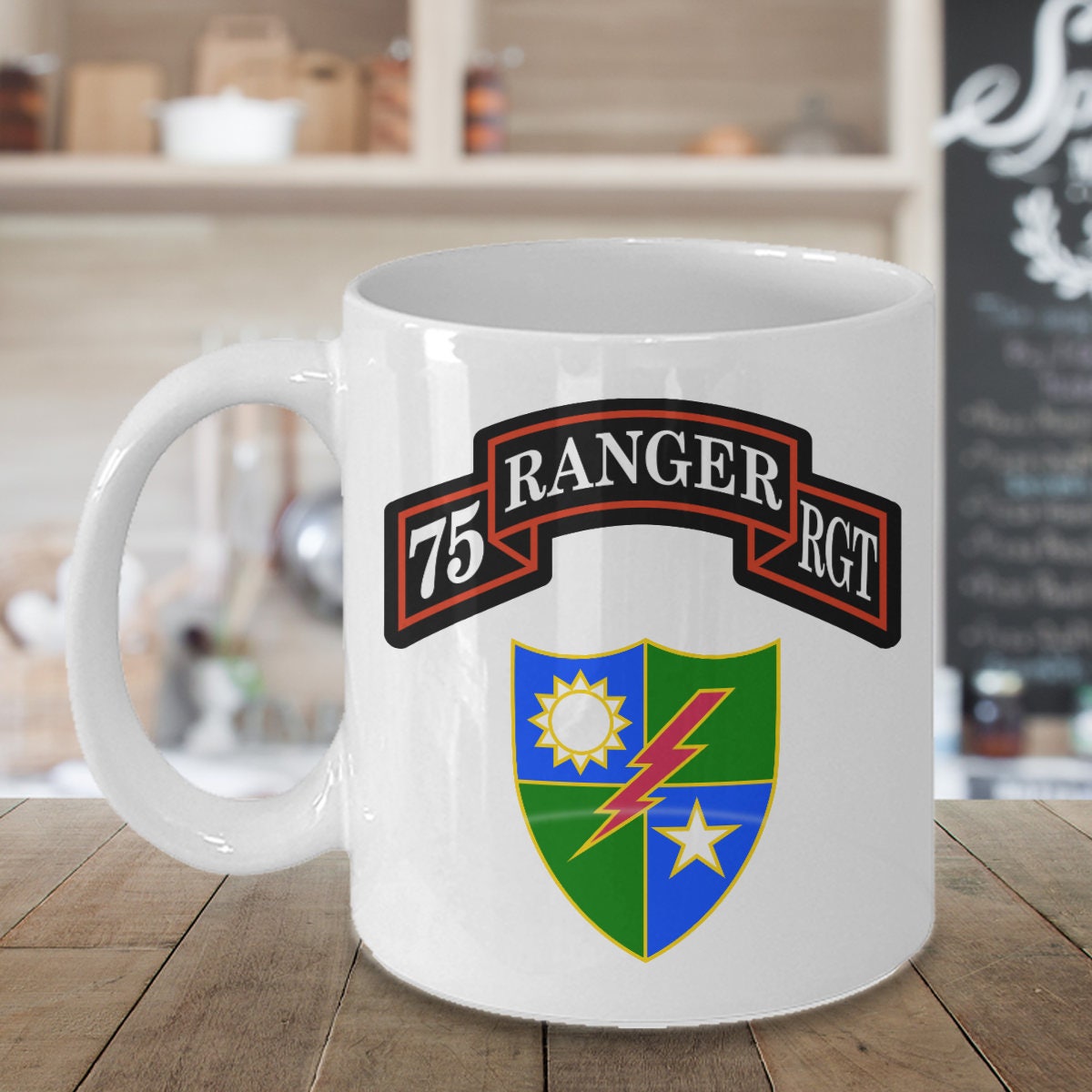 75th Ranger Regiment Coffee Mug - 75th RGT Insignia - Army Coffee Mug ...