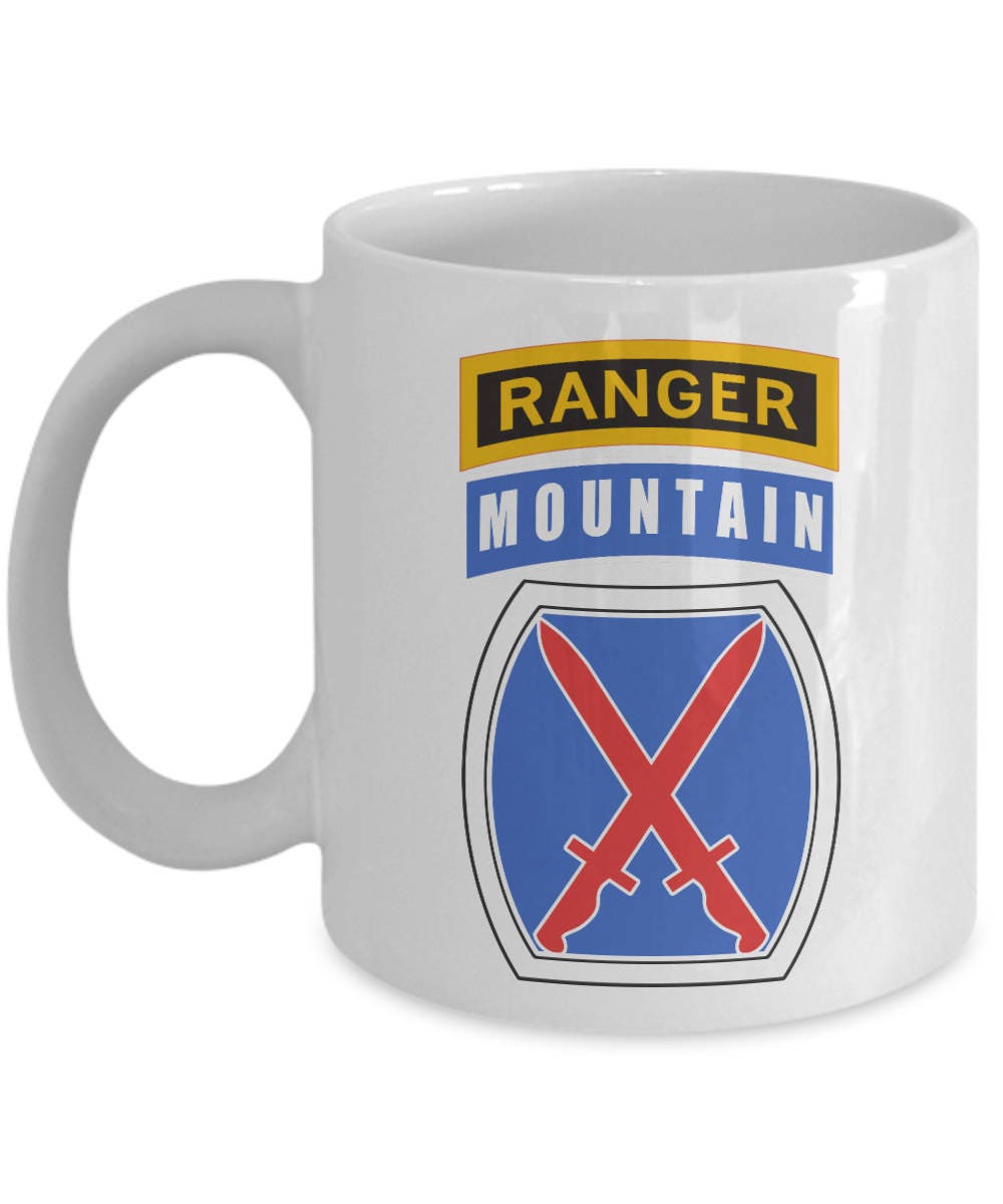 10th Mountain Division Ranger Tab Coffee Mug 10th MTN Ranger Tab - Etsy