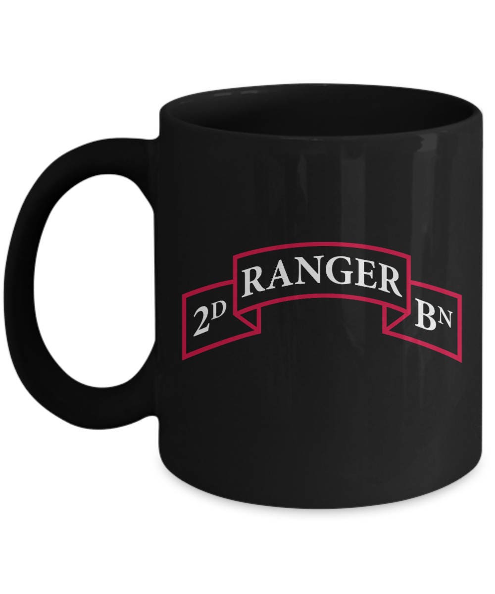 2nd Ranger Battalion Coffee Mug - 2nd BN Scroll - Army Ranger Coffee ...