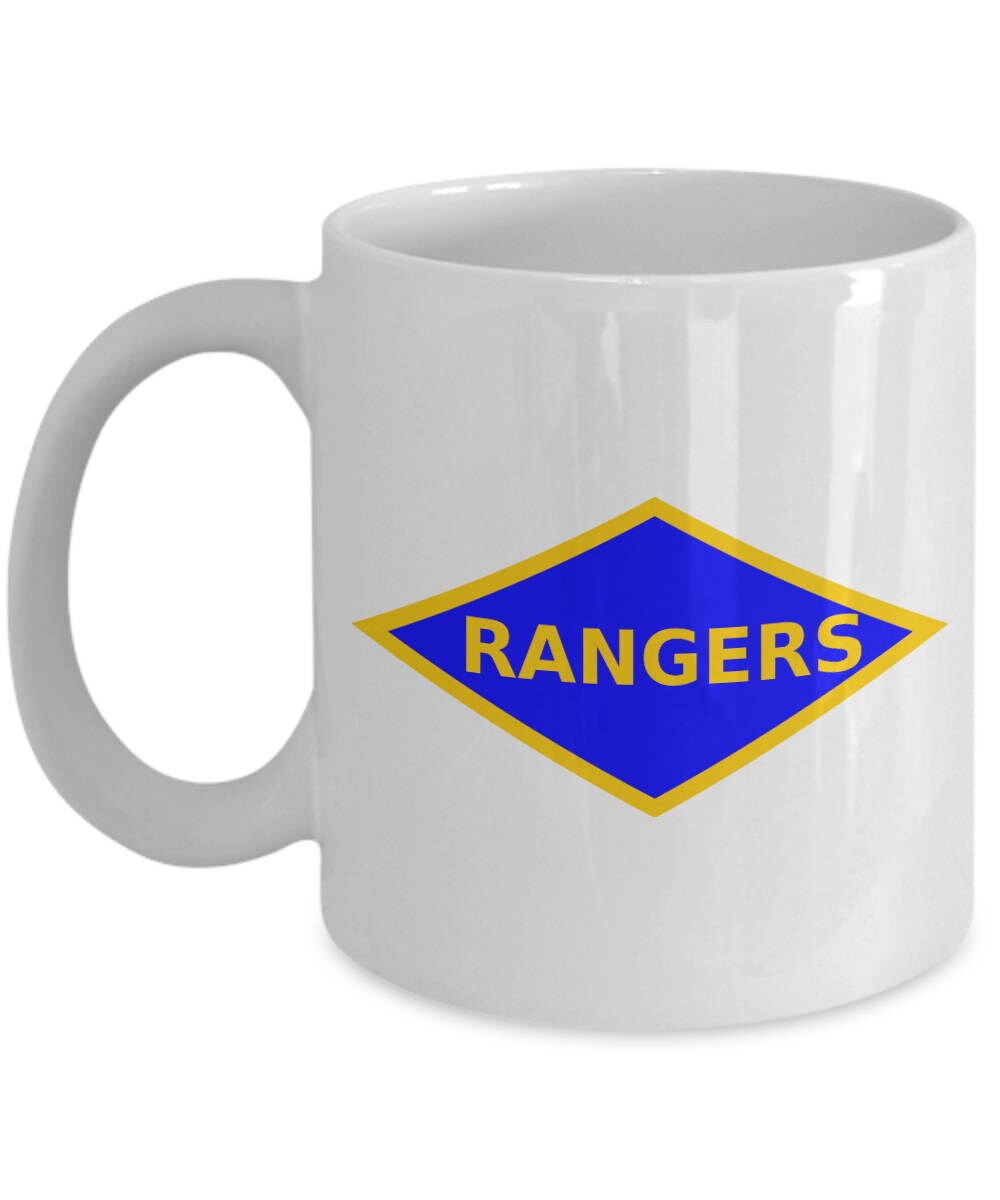 Army Ranger Coffee Mug - WW2 Era Patch - Army Coffee Mug - Etsy