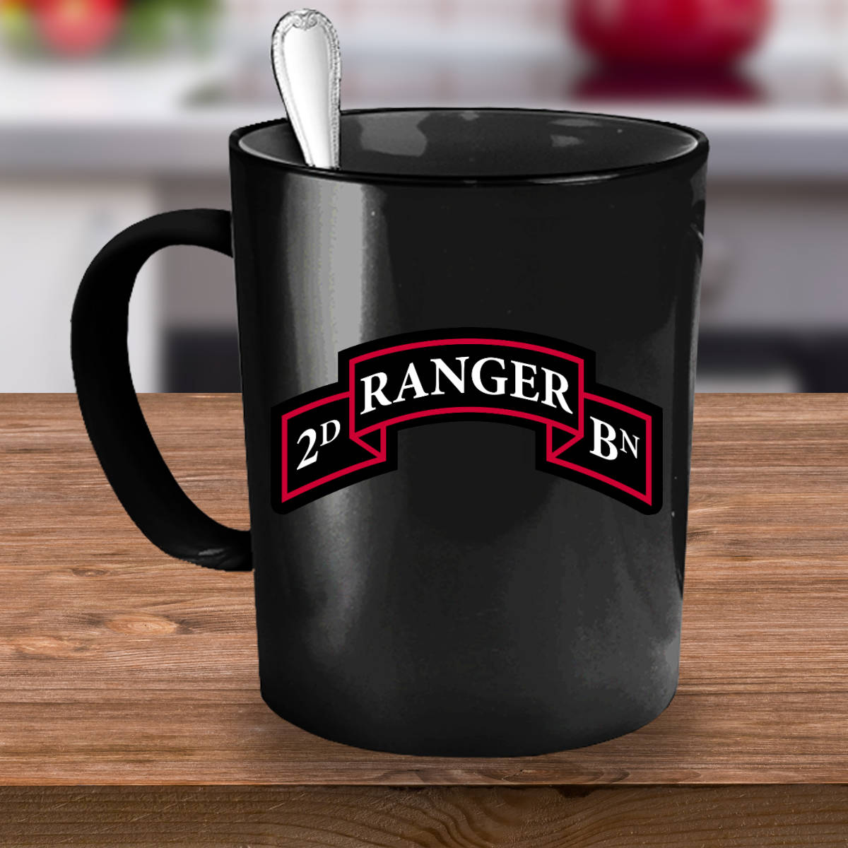 2nd Ranger Battalion Coffee Mug - 2nd BN Scroll - Army Ranger Coffee ...