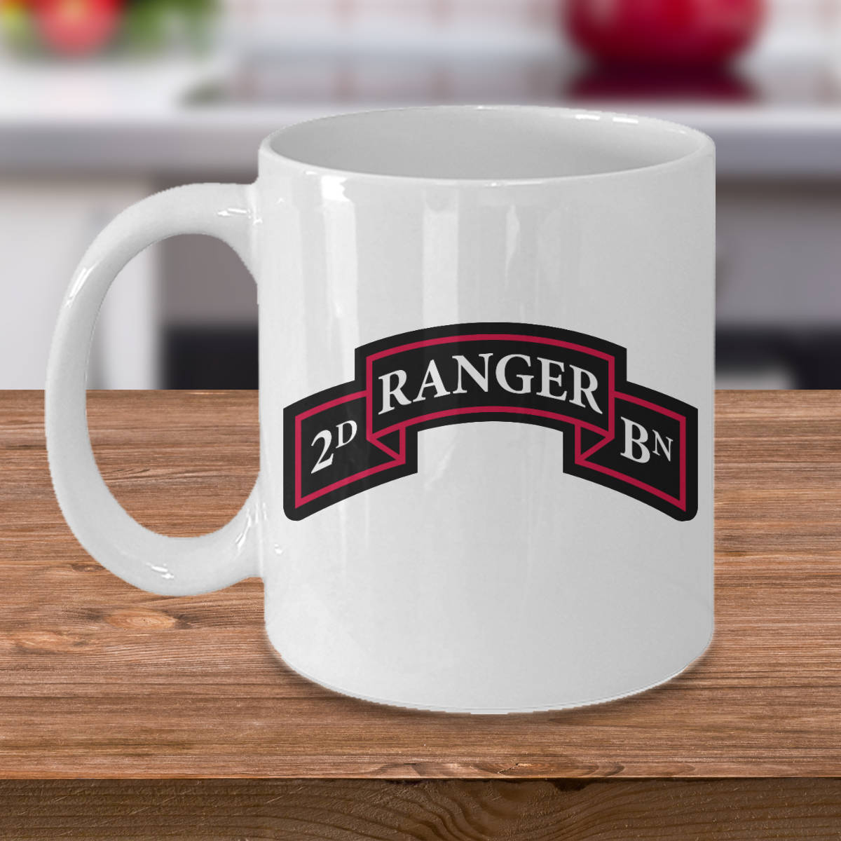 2nd Ranger Battalion Coffee Mug - 2nd BN Scroll - Army Ranger Coffee ...