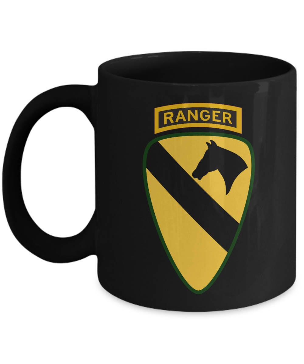 1st Cavalry Division Ranger Tab Coffee Mug 1st Cav Ranger Tab Etsy