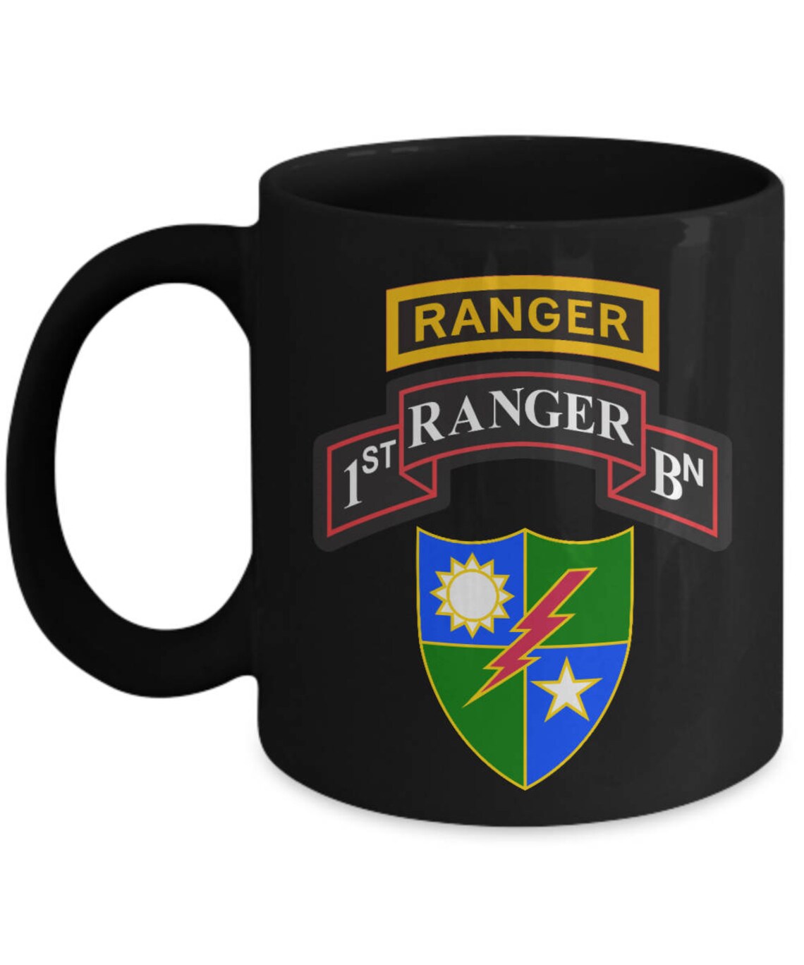 1st Ranger Battalion Coffee Mug 1st BN Scroll Insignia - Etsy