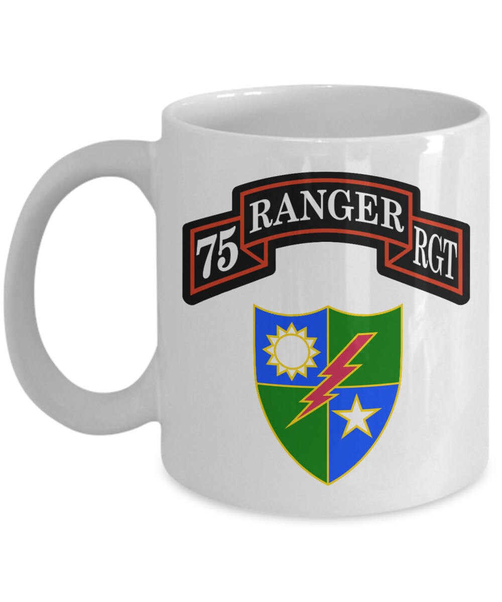 75th Ranger Regiment Coffee Mug - 75th RGT Insignia - Army Coffee Mug ...