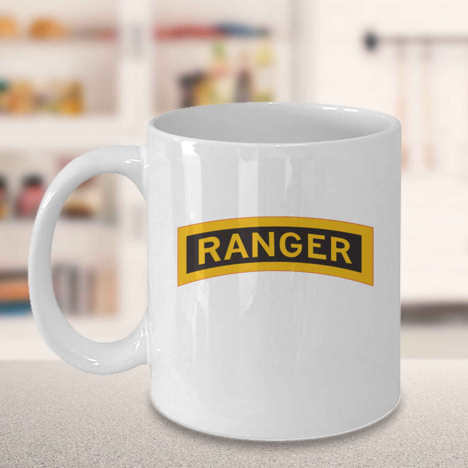 Ranger Tab Coffee Mug - Army Ranger Coffee Mug - Army Coffee Mug ...