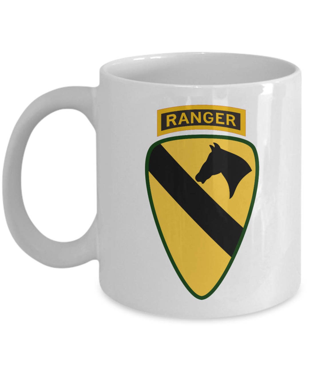 1st Cavalry Division Ranger Tab Coffee Mug - 1st CAV Ranger Tab - Etsy