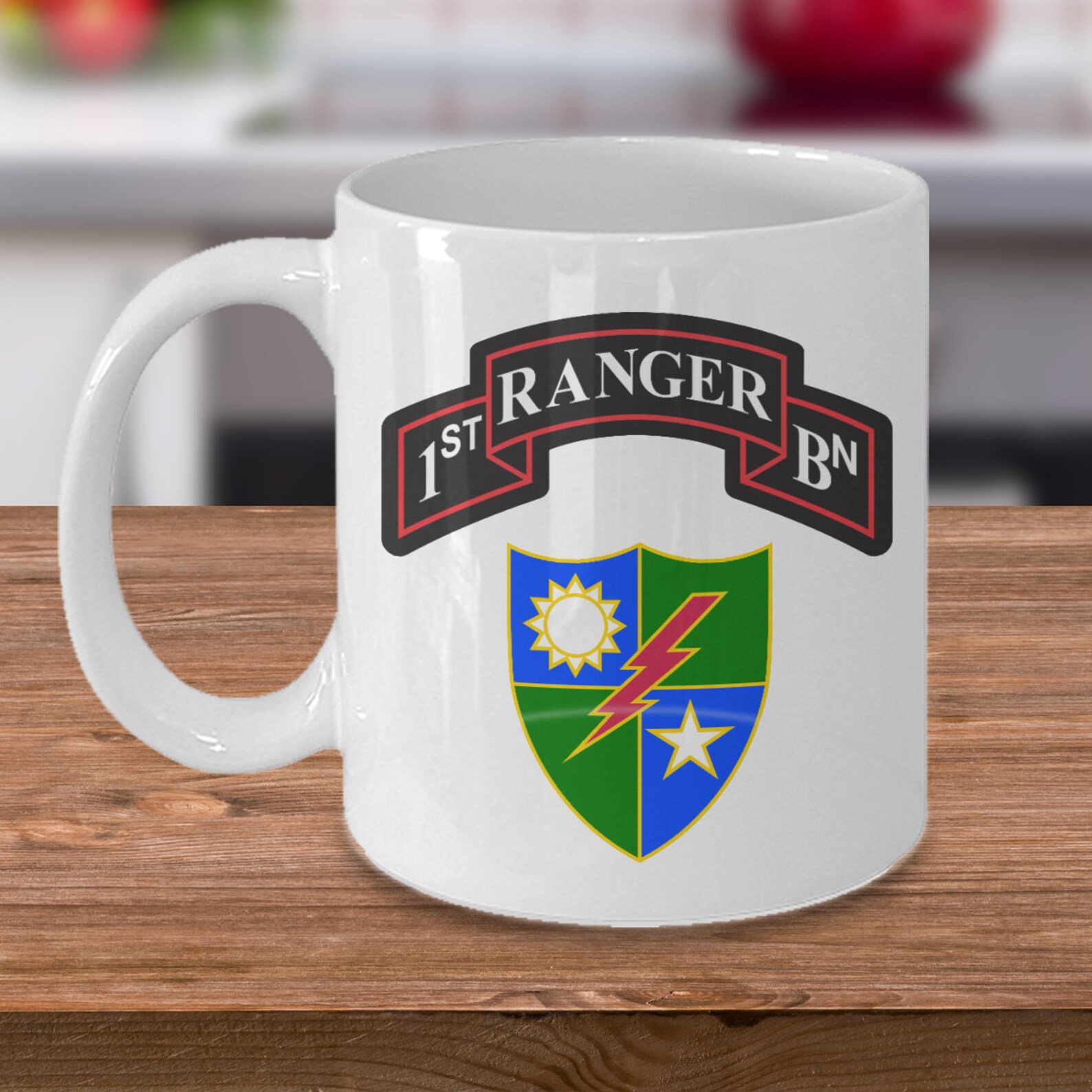 1st Ranger Battalion Coffee Mug - 1st BN Insignia - Army Coffee Mug - Etsy