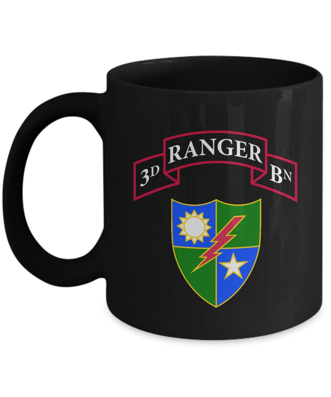 3rd Ranger Battalion Coffee Mug - Army Coffee Mug - 3rd BN Insignia - Etsy