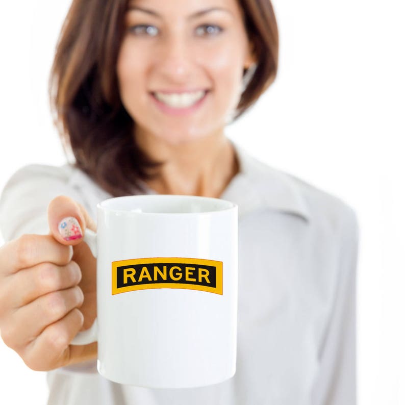 Ranger Tab Coffee Mug Army Ranger Coffee Mug Army Coffee Mug Black Or