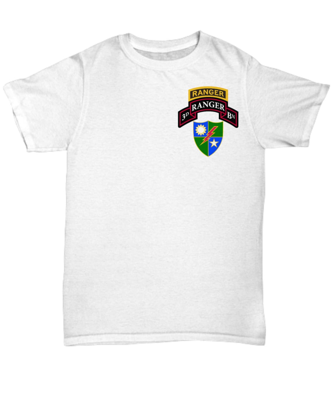 3rd Ranger Battalion Shirt Scroll, Tab, and DUI Army Ranger - Etsy