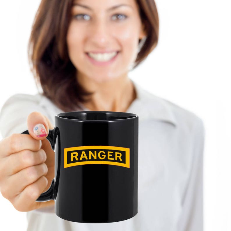 Ranger Tab Coffee Mug Army Ranger Coffee Mug Army Coffee Mug Black Or