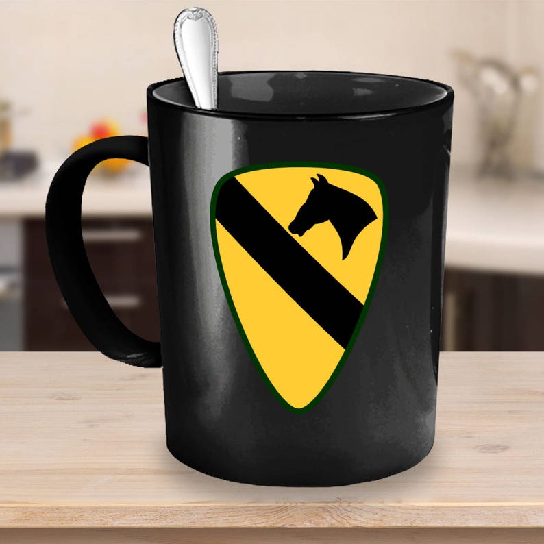 1st Cavalry Division Coffee Mug- 1st CAV Mug - Army Coffee Mug - Etsy