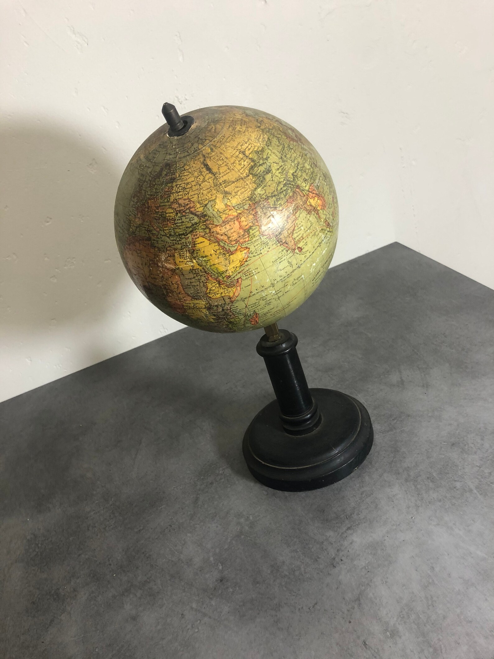 Globe terrestre G. THOMAS Paris fin 19ème | Etsy