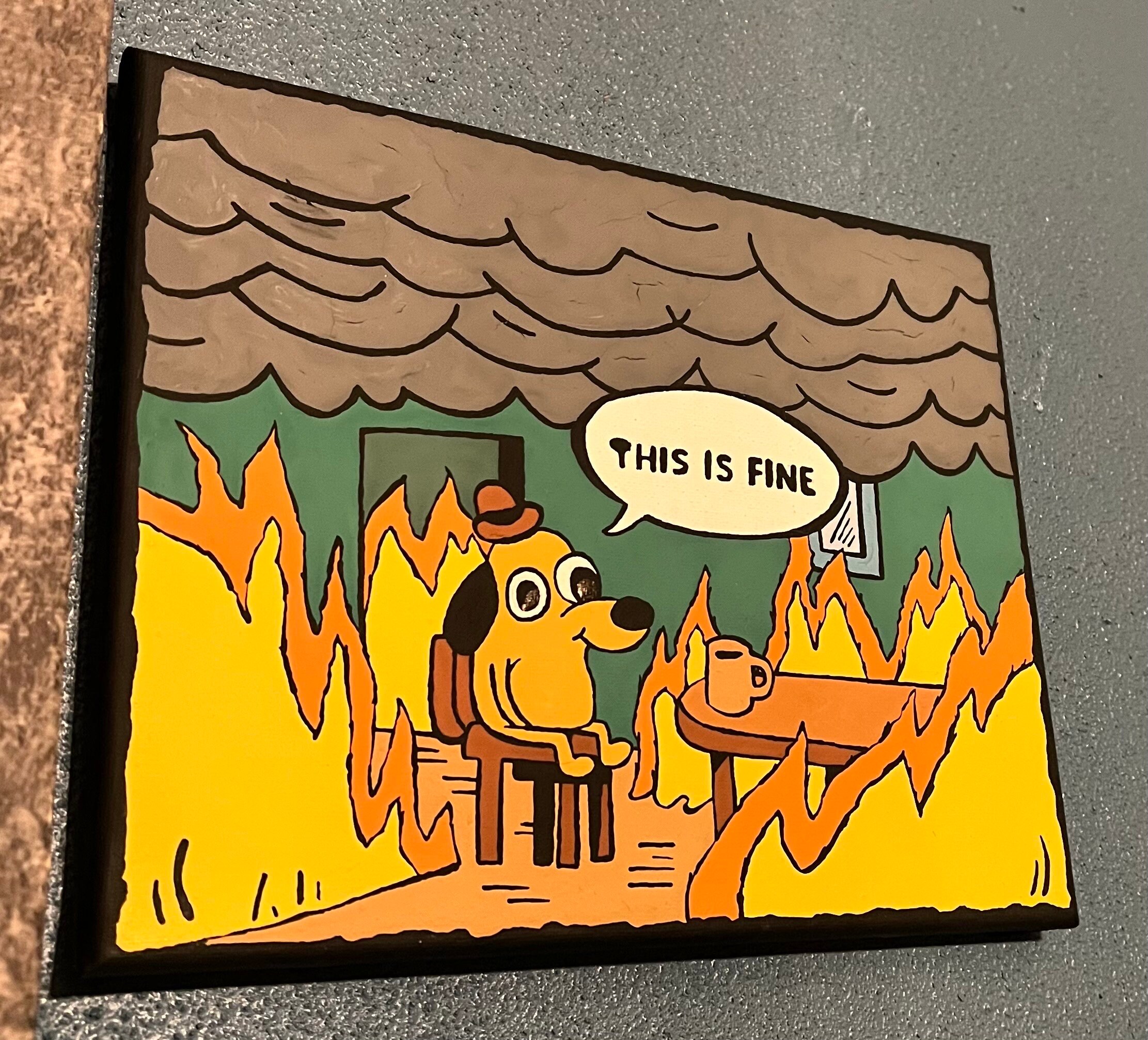 This is Fine Meme Painting - Etsy