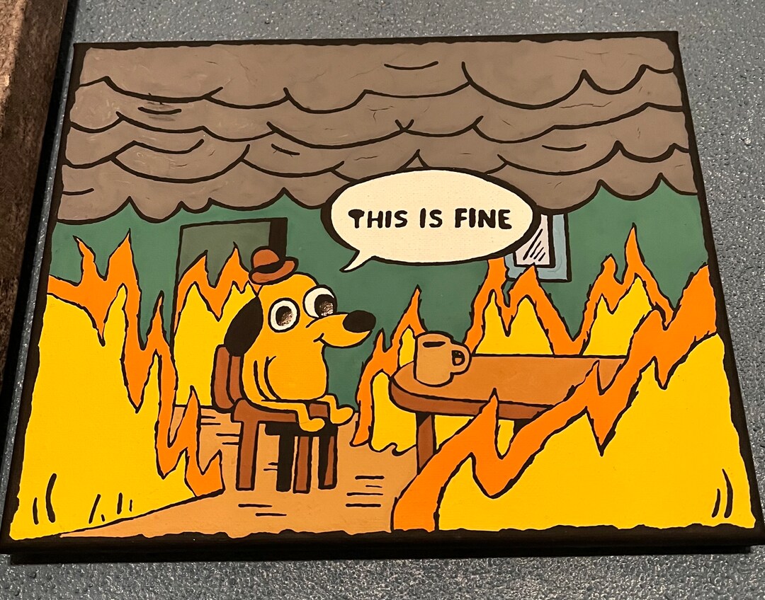 This is Fine Meme Painting - Etsy