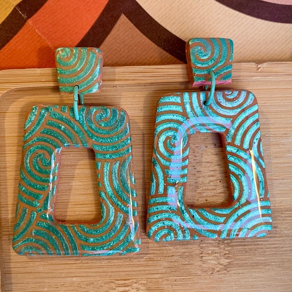 Mod Earrings - Etsy