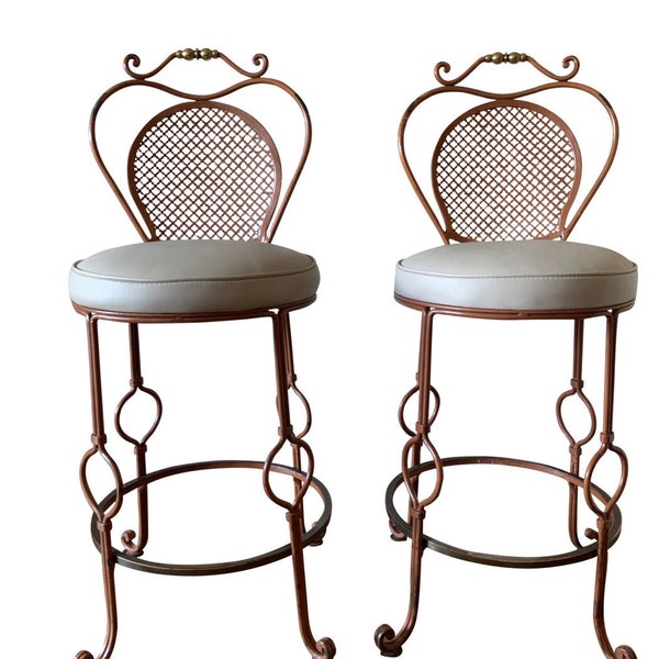 Wrought Iron Stools - Etsy