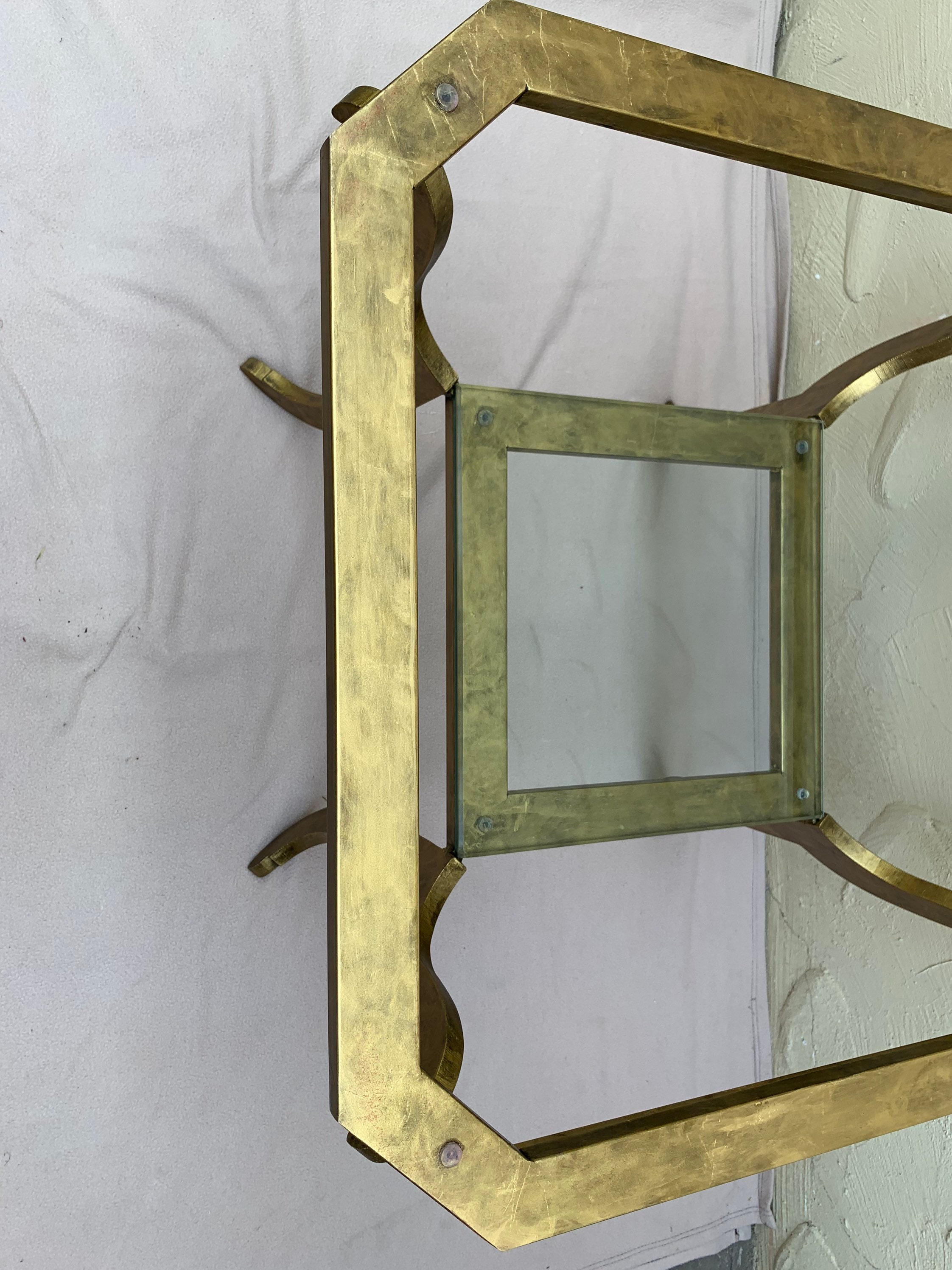 Octagon Shape Gilt Metal Center Table - Etsy