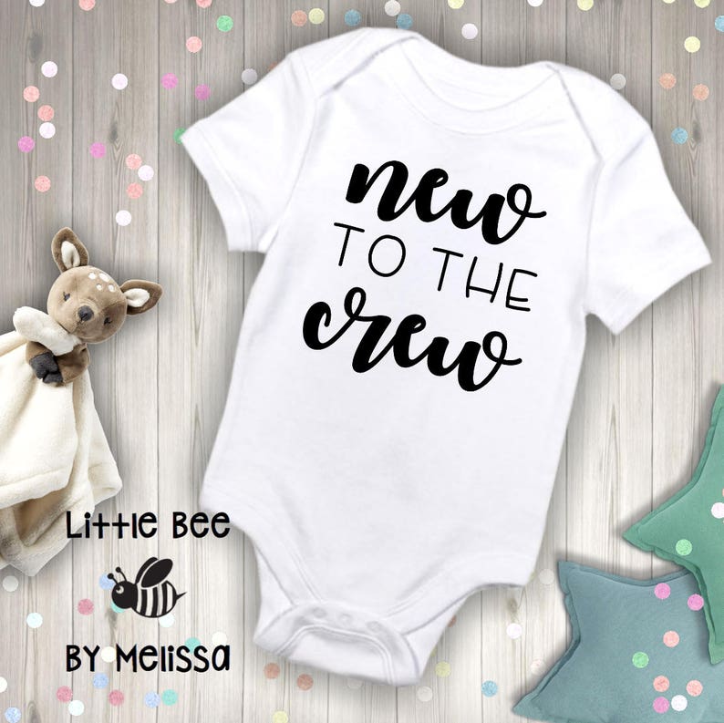 New to the Crew New Baby Crew Little Brother Baby Boy - Etsy
