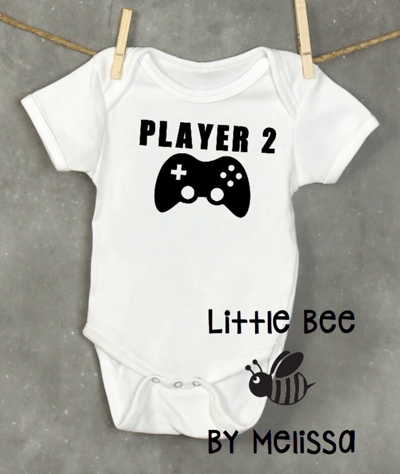 Player 2 Video Game Gaming Baby Gamer Gaming Parents Baby | Etsy