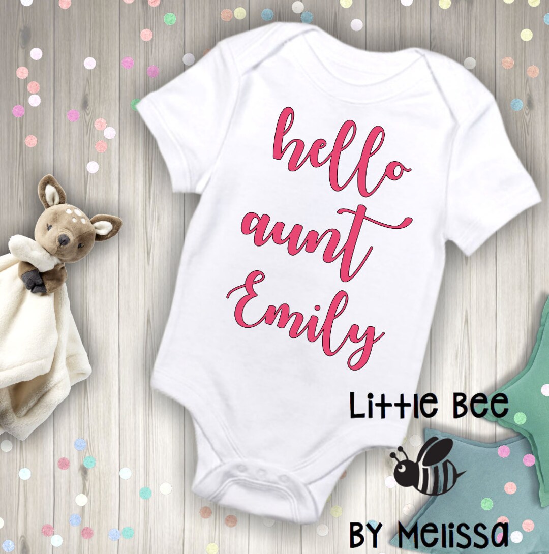 Hello Aunt, You're Going to Be an Aunt, Birth Announcement, New Aunt ...