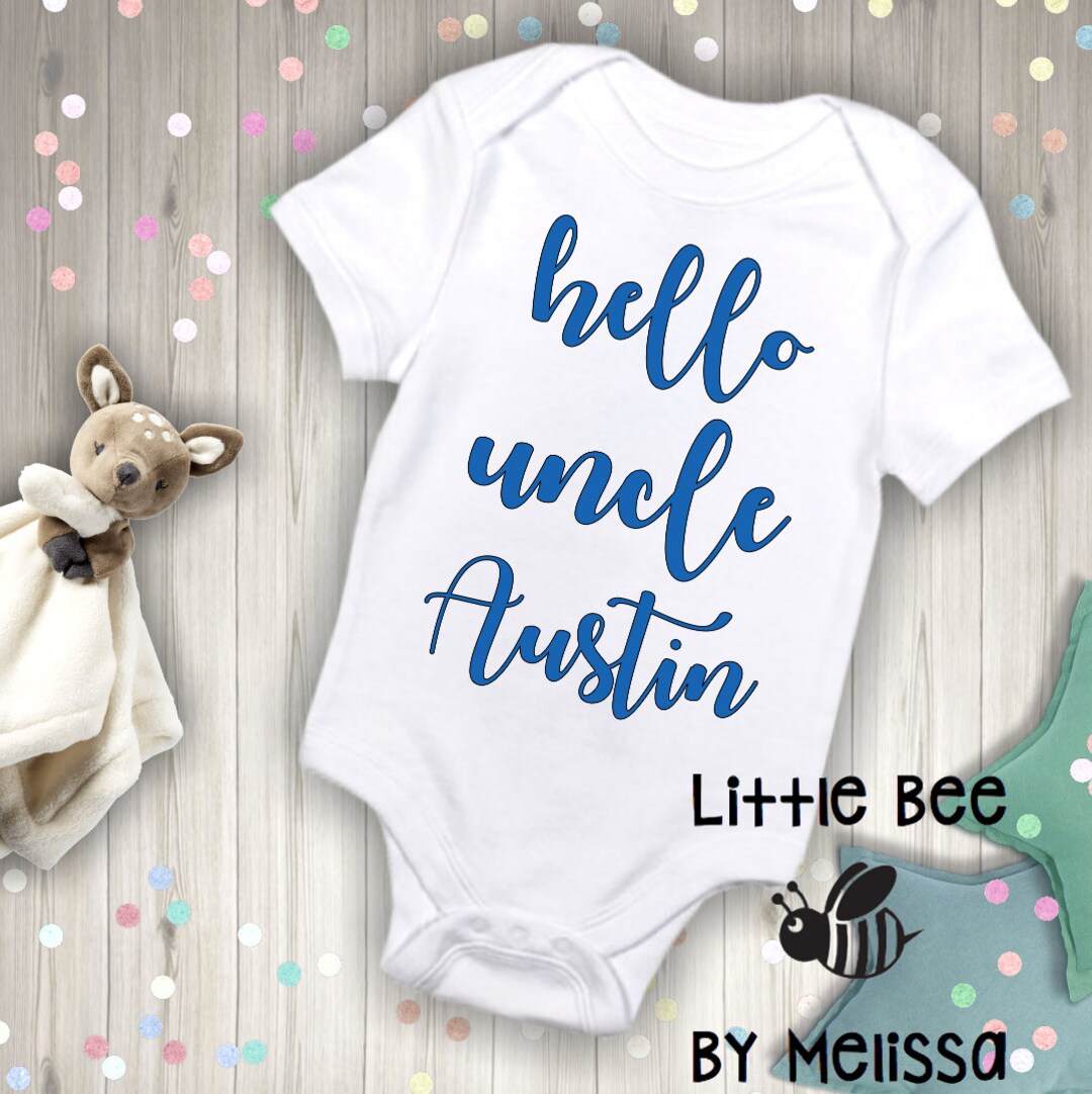 Hello Uncle, Pregnancy Announcement to Uncle, Birth Announcement, New ...
