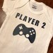 Player 2 Video Game Gaming Baby Gamer Gaming Parents Baby - Etsy