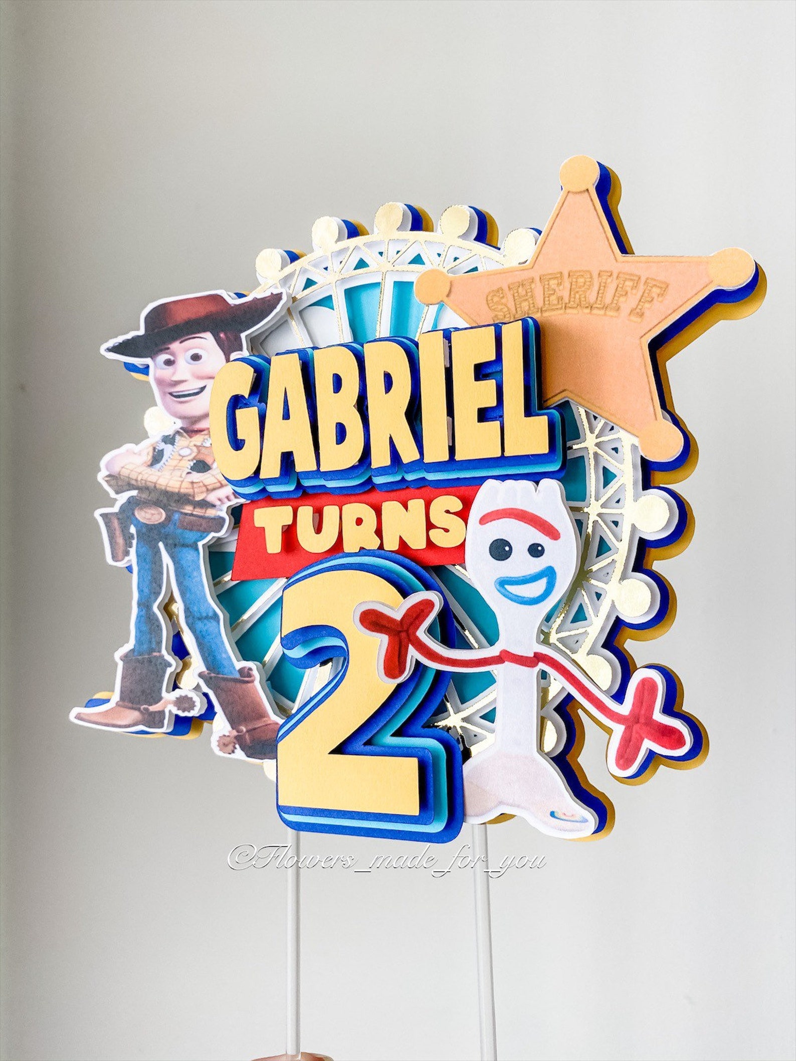 Toy Story Cake Topper Toy Story Topper Toy Story Party Toy - Etsy