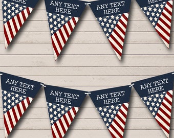 American flag bunting | Etsy