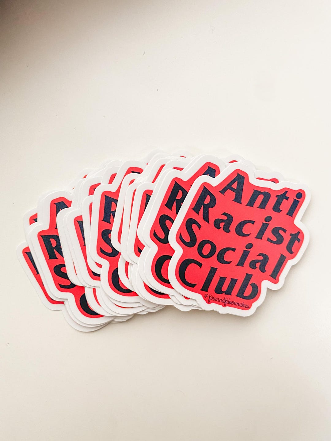 Anti Racist Social Club Sticker – Vinyl Decal for Activists, Social ...