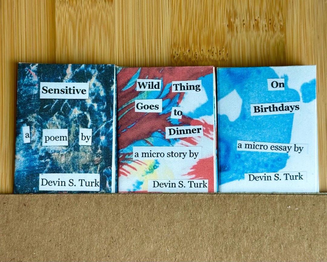 BUNDLE of 3 Micro Mini Zines - Etsy