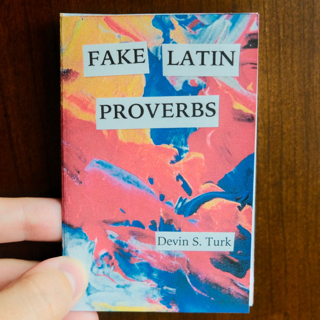 Fake Latin Proverbs Mini Zine - Etsy