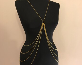 Body necklace | Etsy