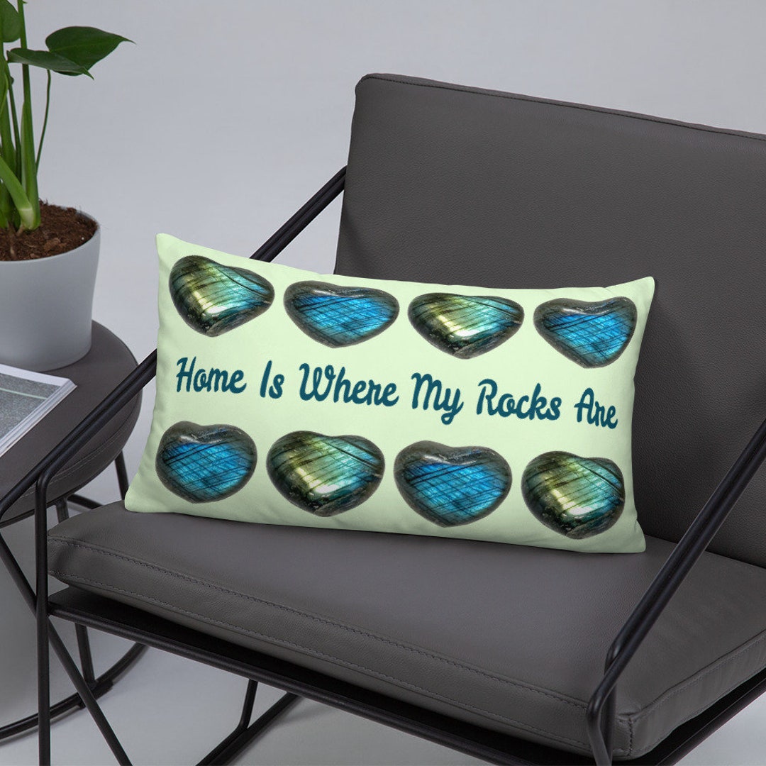 Funny Rock Collector Meme Pillow Colorful Mineral Art Home - Etsy