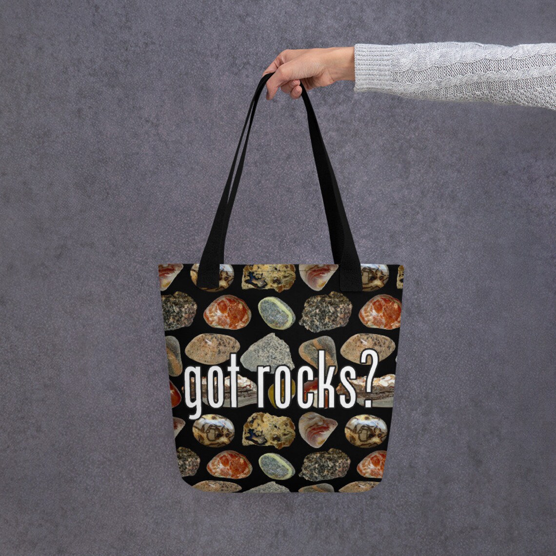 Rock Collector Tote Bag Got Rocks Funny Rockhound Geologist - Etsy