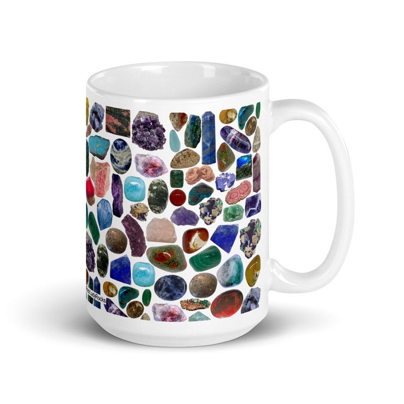 Beautiful Rocks & Crystals Mug Gift for Rock Collectors - Etsy