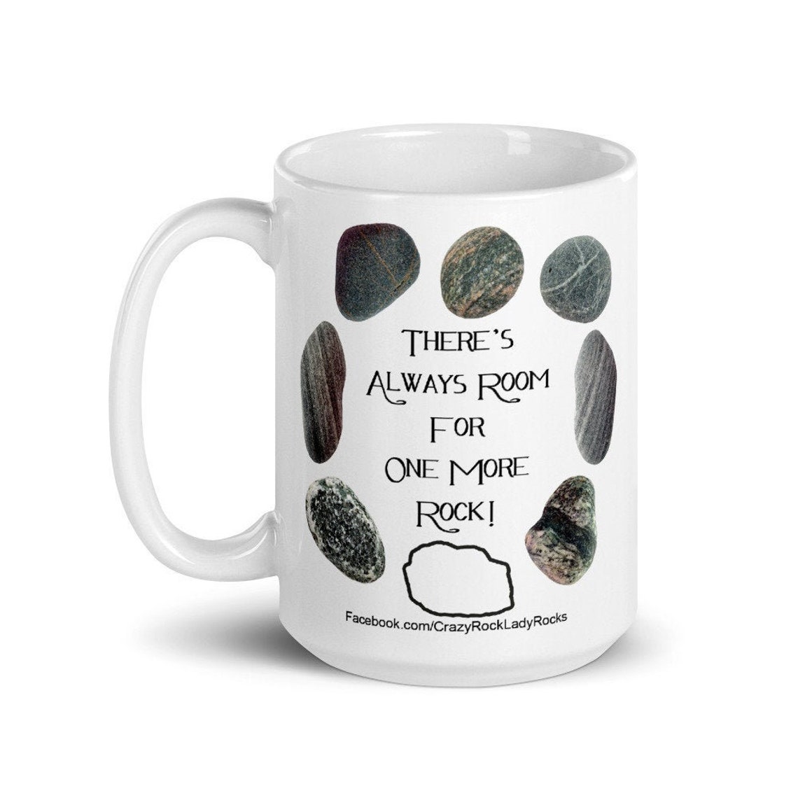 Funny Rock Collector Mug There's Always Room for One More - Etsy