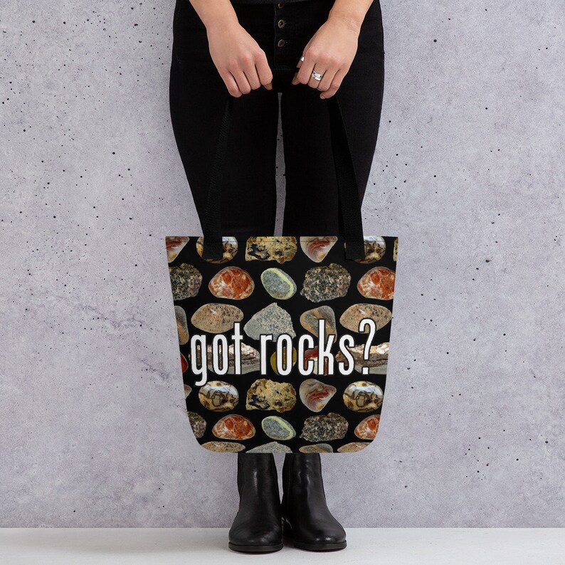 Rock Collector Tote Bag Got Rocks Funny Rockhound Geologist - Etsy