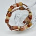 Red Agate Copper Chunky Bracelet, Orange Stone Jewelry, Rojo Agate ...