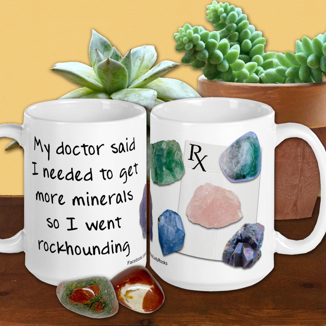 Funny Rockhound Meme Mug Gift for Rock Collectors and Mineral - Etsy